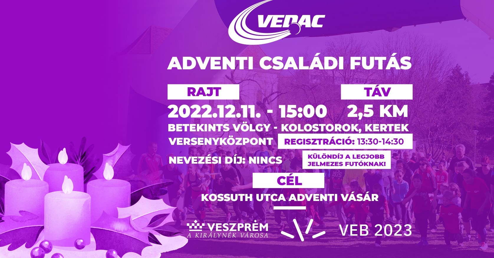 VEDAC – Adventi futás a Séd-völgyben